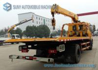 China Customized FOTON Diesel 8 Ton / 10 Ton Tow Truck With Crane for sale