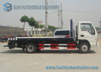 China JAC 3 Ton / 5 Ton 4 X 2 Flatbed Wrecker Truck With Single Row Cap for sale