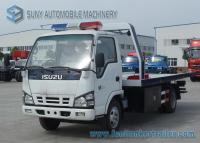 China ISUZU 3000KG 4 X 2 Tow Truck Road Wrecker Truck 7305*2300*2480mm for sale