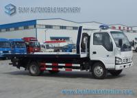 China ISUZU 3000KG 4 X 2 Tow Truck Road Wrecker Truck 7305*2300*2480mm for sale