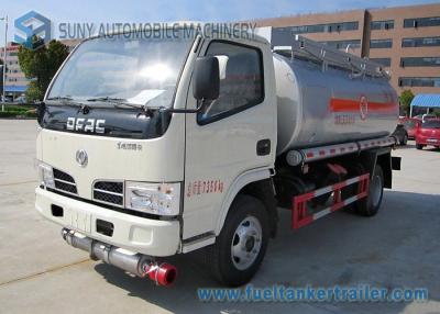 China 5m3 4x2 Dong Feng Oil Tank Trailer Chemical Tanker Truck 72W 80km/h for sale