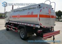 China 5m3 4x2 Dong Feng Oil Tank Trailer Chemical Tanker Truck 72W 80km/h for sale