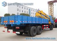 China 10 Ton XCMG Straight / Foldable Arm Crane Mounted Truck 10 Wheeler Trucks for sale