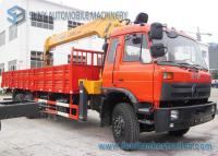 China 10 Ton XCMG Straight / Foldable Arm Crane Mounted Truck 10 Wheeler Trucks for sale