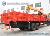 China 10 Ton XCMG Straight / Foldable Arm Crane Mounted Truck 10 Wheeler Trucks for sale
