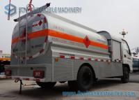 China 5 Speed Foton 4 x 2 Refuelling Chemical Tanker Truck With Air Braking for sale