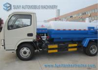 China Dongfeng 2000L 100hp 4x2 Sewage Suction Truck Vac Tank Truck for sale