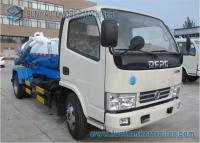 China Dongfeng 2000L 100hp 4x2 Sewage Suction Truck Vac Tank Truck for sale