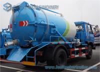 China 180hp 4x2 Diesel Vacuum Tank Truck 12000 Liter For Sucking Waste for sale