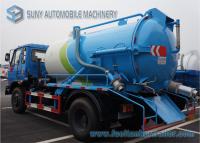 China 180hp 4x2 Diesel Vacuum Tank Truck 12000 Liter For Sucking Waste for sale