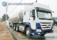 China Custom 45000L Oil Tank Trailer 3 Axle , Diesel / Jet Chemical Tank Trailer for sale