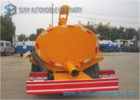 China Elliptical Shaped 5000L 112hp Dongfeng Sanitation Truck For City Planning for sale