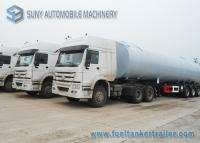 China 50000L 3 Axle Stainless Steel Asphalt Tanker Trailer Flatbed Semi Trailer for sale
