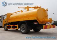 China 4000L Q235A Carbon Steel Water Tanker Truck Vacuum Fecal Suction Truck for sale