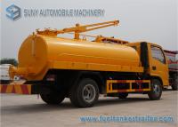 China 4000L Q235A Carbon Steel Water Tanker Truck Vacuum Fecal Suction Truck for sale
