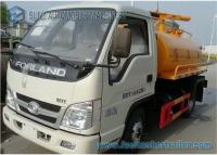 China Foton Forland Vacuum Suction Fecal Tank Sanitation Truck 4x2 2000L for sale