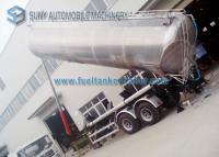 China Two Axle 45m3 Tipping Dry Bulk Tank Trailer Food Grade Flour Tanker Semi Trailer for sale