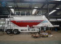 China Customized 24m3 Tandem Axle Utility Trailer Cement Powder Trailer For Cement for sale