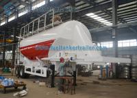 China Customized 24m3 Tandem Axle Utility Trailer Cement Powder Trailer For Cement for sale