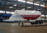 China Customized 24m3 Tandem Axle Utility Trailer Cement Powder Trailer For Cement for sale