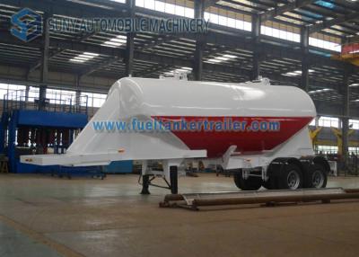 China Customized 24m3 Tandem Axle Utility Trailer Cement Powder Trailer For Cement for sale