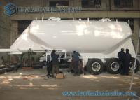 China SS 304 / AL5083 35M3 Conoid Dry Bulk Tanker Trailer with WABCO ABS Braking system for sale