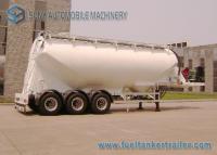 China SS 304 / AL5083 35M3 Conoid Dry Bulk Tanker Trailer with WABCO ABS Braking system for sale