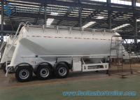 China SS 304 / AL5083 35M3 Conoid Dry Bulk Tanker Trailer with WABCO ABS Braking system for sale