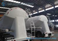 China SS 304 / AL5083 35M3 Conoid Dry Bulk Tanker Trailer with WABCO ABS Braking system for sale