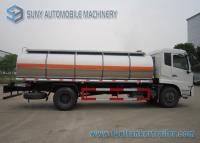 China Dong Feng Gasoline / Light Diesel 13m3 Stainless Steel Fuel Tank Truck 4x2 for sale