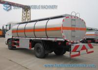China Dong Feng Gasoline / Light Diesel 13m3 Stainless Steel Fuel Tank Truck 4x2 for sale