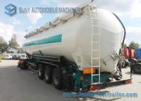 China Aluminum Lifting 70m3 Dry Bulk Tank Trailer 3 Axle Semi Trailer for sale