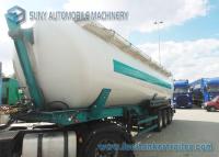 China Aluminum Lifting 70m3 Dry Bulk Tank Trailer 3 Axle Semi Trailer for sale