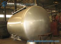 China Q345 Carbon Steel Storage Dry Bulk Tanker Semi Trailer Tanker 15m3 for sale