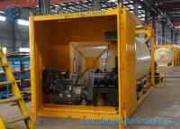 China Professional Horizontal Cement Tank Container 20FT Dry Bulk Tanker GB/T16563-1996 for sale