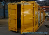 China Horizontal 45m3 Cement Dry Bulk Tanker Trailer 40 Foot Container for sale
