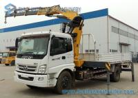 China 8000KG Foton Knuckle Boom Crane Mounted Truck 4 X 2 YC4E140-33 Engine for sale