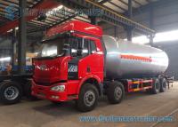 China 8 x 4 4 Axles Bobtail Liquid Propane Gas / LPG Tank Trailer Truck 15 Ton for sale