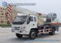 China White 4X2 Foton Contruction Crane Mounted Truck 4 Ton With Euro 4 Emission Standard for sale