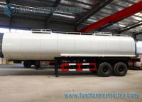 China Mild Steel Q345 Dual Axle Trapezoid Asphalt Tank Trailer 30000L for sale