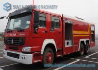 China HOWO 15000L 6X4 3 Axle Fire Fighting Trucks ZZ5347V4647D1 Chassis for sale