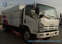 China 6 Wheeler Isuzu Road Sweeper Truck 6000KG Street Cleaning Vehicles 4 X 2 Truck for sale