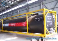 China Transportation 40FT Bitumen / Asphalt Tanker Trailer With Self Discharge for sale