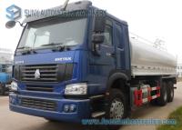 China Sinotruk 270HP 6x4 Oval Oil Tank Truck With ZZ1257M4347D1 Chassis for sale