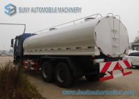 China Sinotruk 270HP 6x4 Oval Oil Tank Truck With ZZ1257M4347D1 Chassis for sale