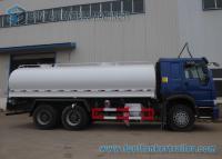 China Sinotruk 270HP 6x4 Oval Oil Tank Truck With ZZ1257M4347D1 Chassis for sale