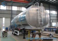 China SUNY 28000L Aluminum 5083 Oil Tank Trailer Tandem Axle Utility Trailer for sale