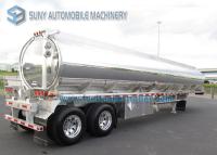 China Horizontal Oil Tank Trailer 30000 Liters 2 Axles Fuel tanker Semi Trailer for sale