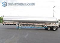 China Horizontal Oil Tank Trailer 30000 Liters 2 Axles Fuel tanker Semi Trailer for sale