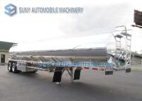 China Horizontal Oil Tank Trailer 30000 Liters 2 Axles Fuel tanker Semi Trailer for sale